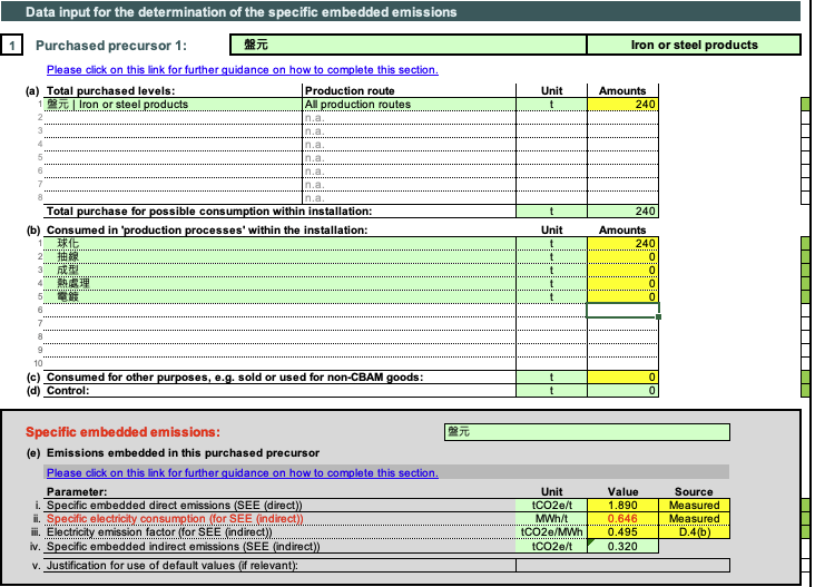 CBAM表格-E_PurchPrec_n - 國際碳協股份有限公司